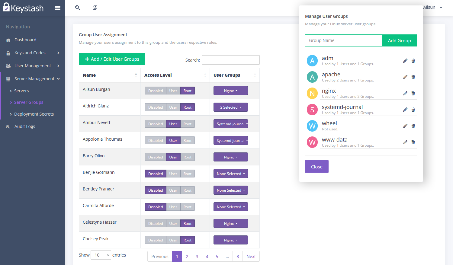 Keystash | SSH Key Management